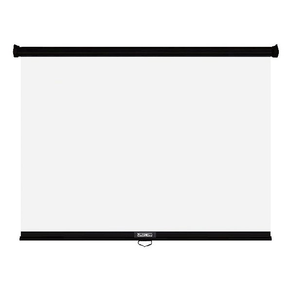 Tela de Projeção Retrátil Manual 1,80 x 1,80 - Nardelli - Telas Nardelli