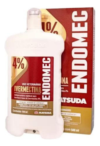 Endomec Ivermectina 4% 500 Ml - AGROVESSO