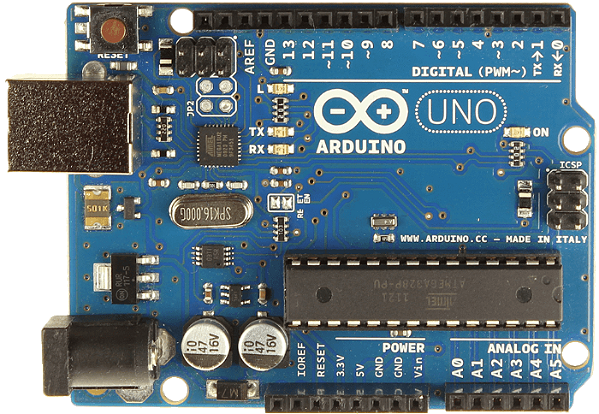 Arduino UNO R3 Original da Itália - D&D Componentes Eletrônicos