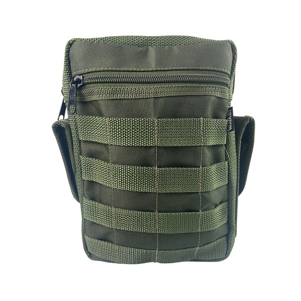 Bornal Tático Modular Verde - 4 Compartimentos - LOJA WWART - Tático ...