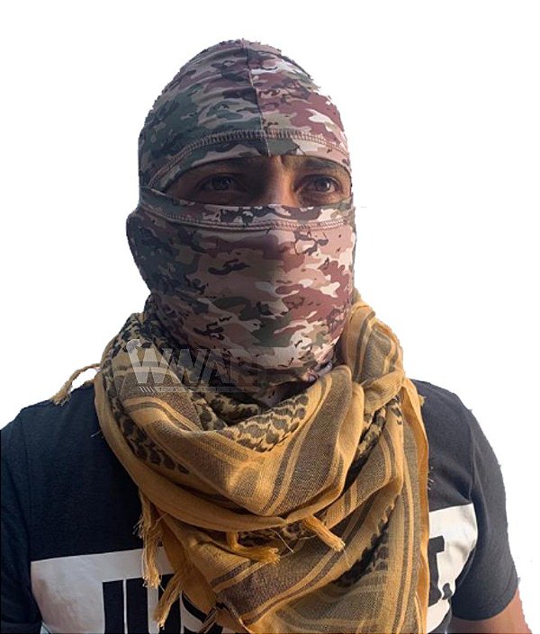 Balaclava Tática Militar SMILE Proteção UV+ Multicam - LOJA WWART ...