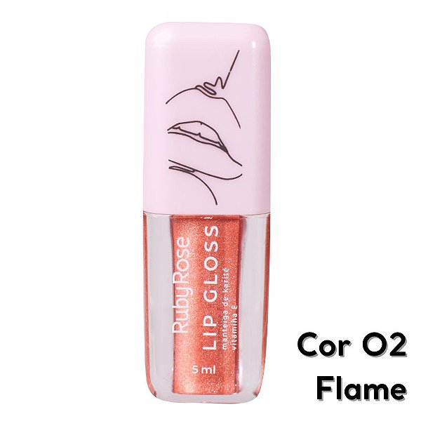 Lip Gloss - Ruby Rose - Love Store Makeup - A sua Loja de Maquiagem Online