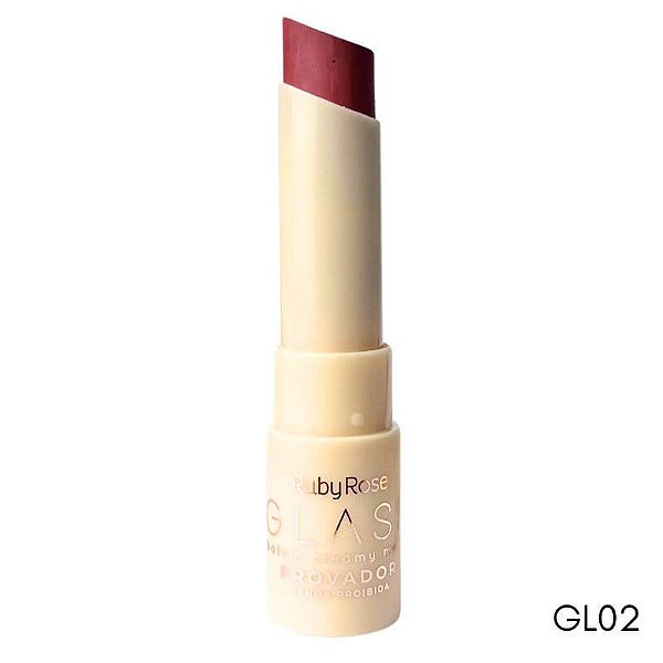 Batom creamy matte Glass - Ruby Rose - Love Store Makeup - A sua Loja ...