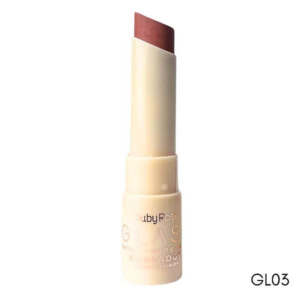 Batom creamy matte Glass - Ruby Rose - Love Store Makeup - A sua Loja ...