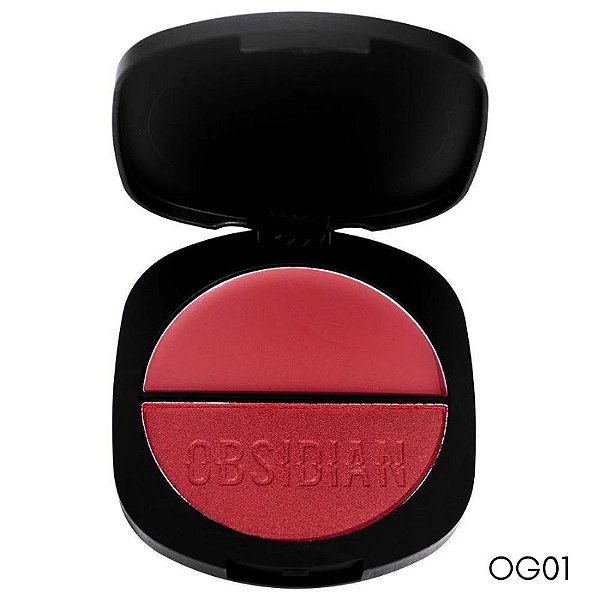 Blush Duo Obsidian Gemini - Ruby Rose - Love Store Makeup - A sua Loja de Maquiagem Online