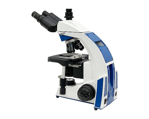 Microscópio Trinocular Acro. Série Blue 1600X - Biofocus - Planeta ...