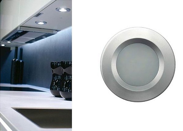 Embutido para móveis led 2w Stella - Luz Oculta Iluminação