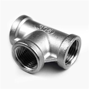 TEE 90° NPT DE REDUÇÃO EM AÇO INOX 304 - Beaga Brew Shop - Insumos ...