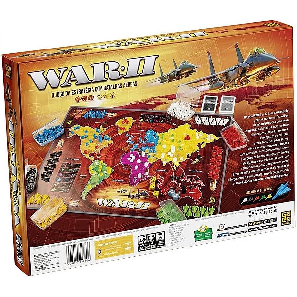 Jogo de Tabuleiro War II Grow - Cadê Meu Jogo