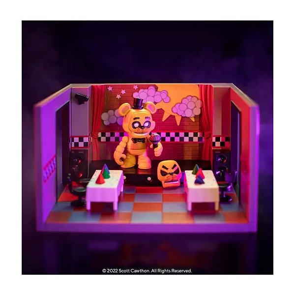 Funko Snaps Five Nights at Freddy's Golden Freddy w/ Stage Playset ...