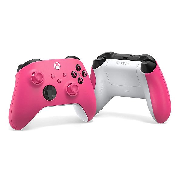 Controle Xbox Deep Pink Rosa - Xbox Series X/S, One e PC - Game Games ...