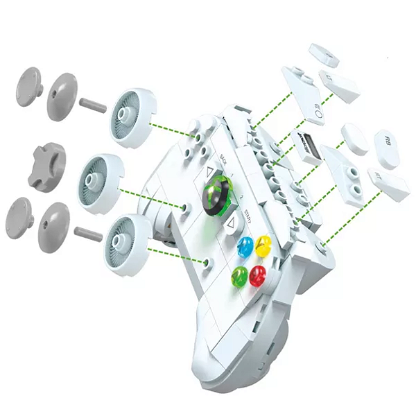 MEGA Showcase Collector Building Set Microsoft Xbox 360 - 1342pcs ...