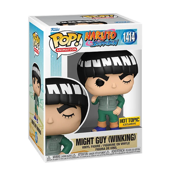 Funko Pop Naruto Shippuden 1414 Might Guy Winking Exclusive - Game ...