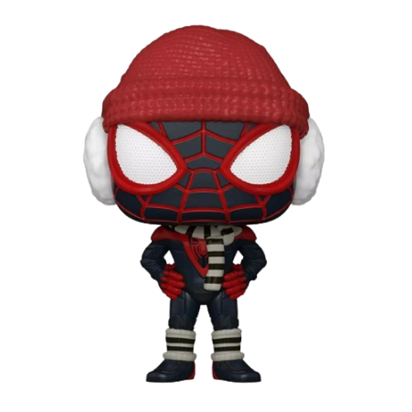 Funko Pop Marvel Spider-Man 1294 Miles Morales Winter Suit - Game Games ...