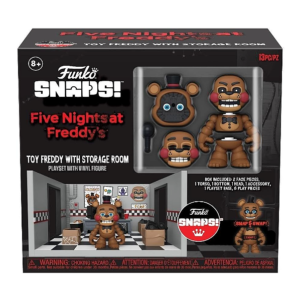 Funko Snaps Five Nights at Freddy's Freddy w/ Storage Room - Game Games ...