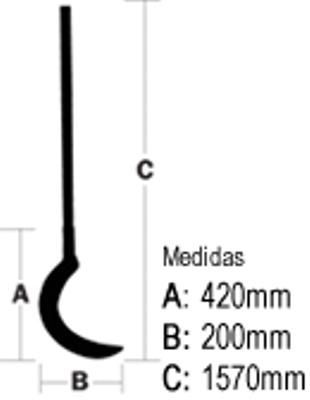 Foice roçadeira meia lua fechada Wenzel - Wenzel Ferramentas - Compre ...