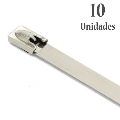 Abraçadeiras Auto travante de Aço Inox 316, 3/16" (4,76mm), ZIP TIE P ...