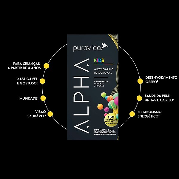Alpha Kids (Multivitamínico Infantil) - Puravida - BS Nutrition ...