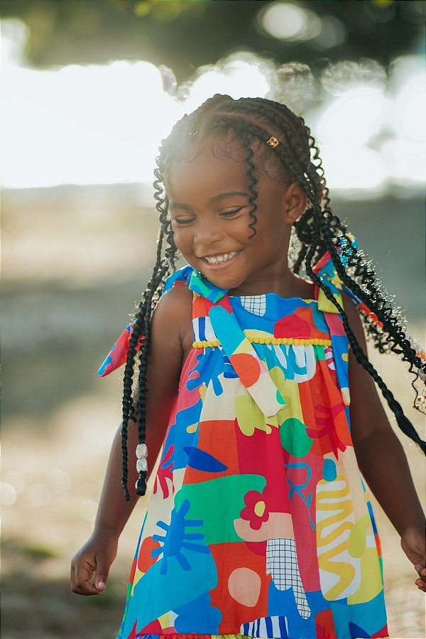 VESTIDO INFANTIL MENINA EMILY - BODY KIDS GYN