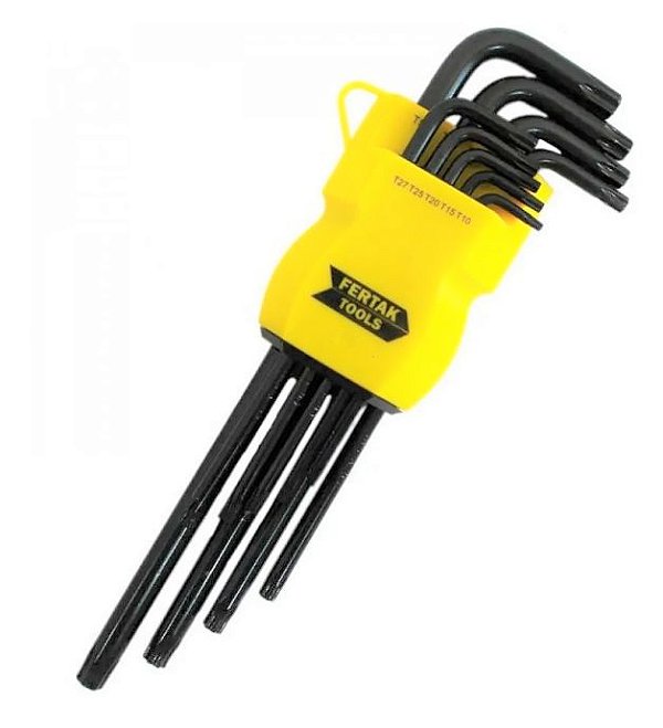 Jogo De Chave Torque Torx Longa Cromo Vanádio 9 Peças - EletroMult ...