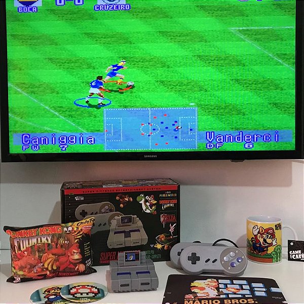 MINI Super Nintendo Retro HDMI - Game com Café.com