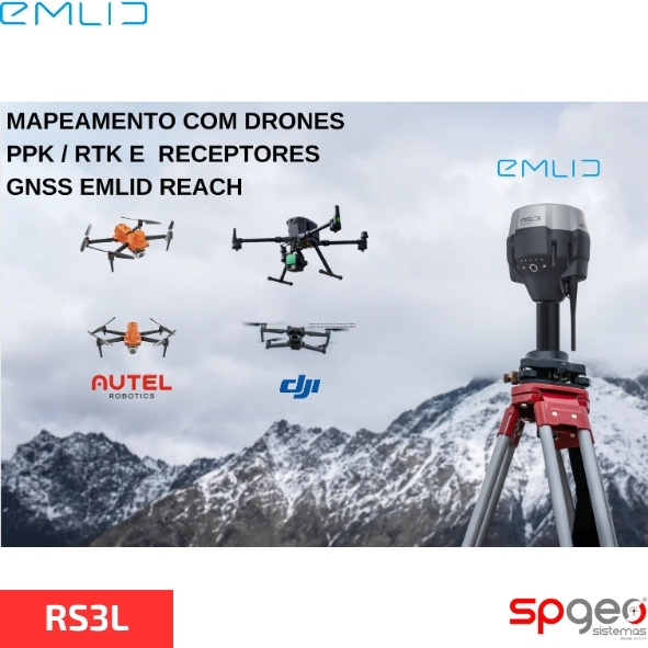 Emlid Reach RS3L com Banda L - SPGeo
