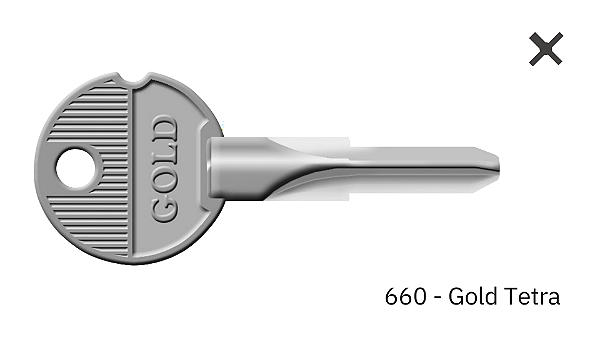 Chave Tetra 660 Gold ( Unidade ) - Distribuidora Lider