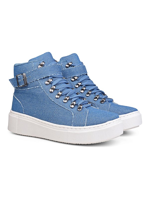 Tênis Botinha Jeans: Conforto e Estilo para o Dia a Dia - Salook Calçados