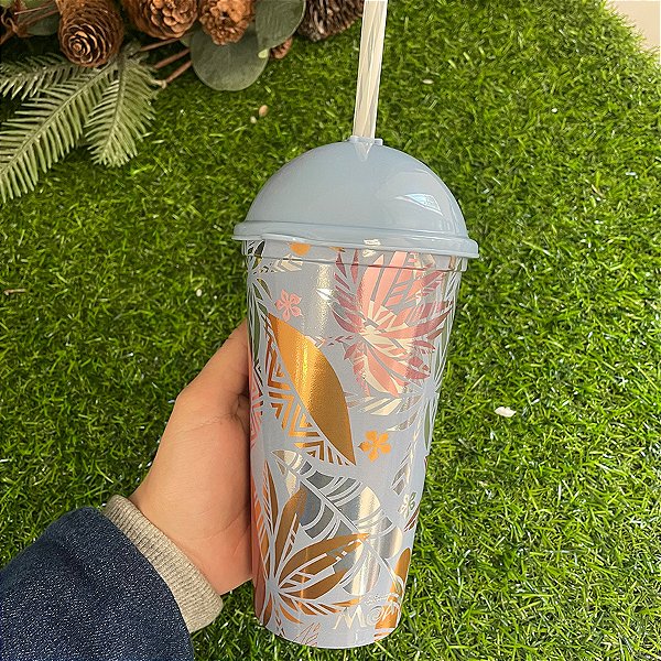 Copo Shake Moana - 500ml - 1 unidade - Plasútil - Rizzo - Rizzo Embalagens
