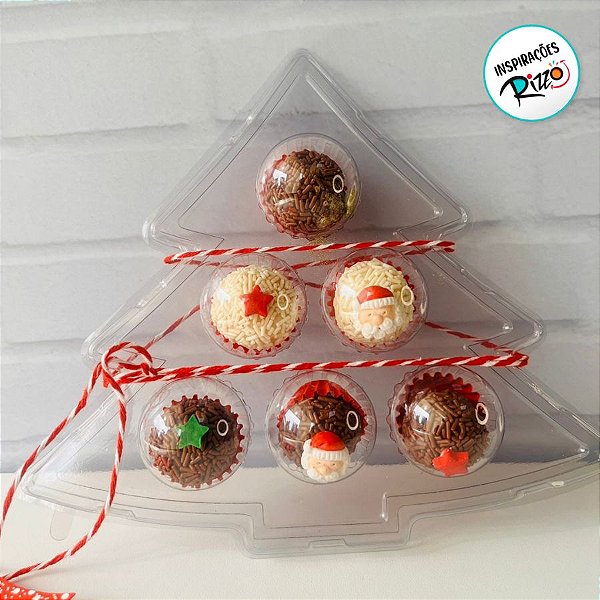 Blister Arvore de Brigadeiro Cristal - 5 unidades - Rizzo - Rizzo ...