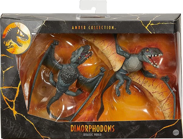 DIMORPHODON AMBER COLLECTION JURASSIC WORLD MATTEL - Dinoloja - A ...