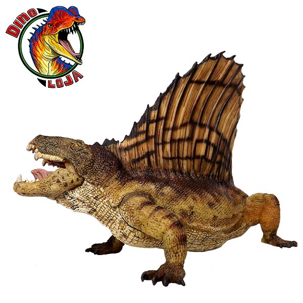 DIMETRODON PAPO MINIATURA BRINQUEDO DE RÉPTIL PRÉ-HISTÓRICO RÉPLICA CO ...