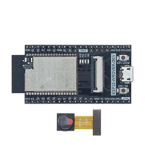 Placa de Desenvolvimento ESP32-WROVER com Câmera | AutoCore Robótica ... Placa de Desenvolvimento ESP32-WROVER com Câmera | AutoCore Robótica ...
