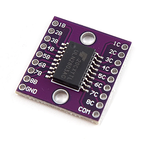 Módulo Driver para Motor de Passo ULN2803 - AutoCore Robótica - Arduino ...