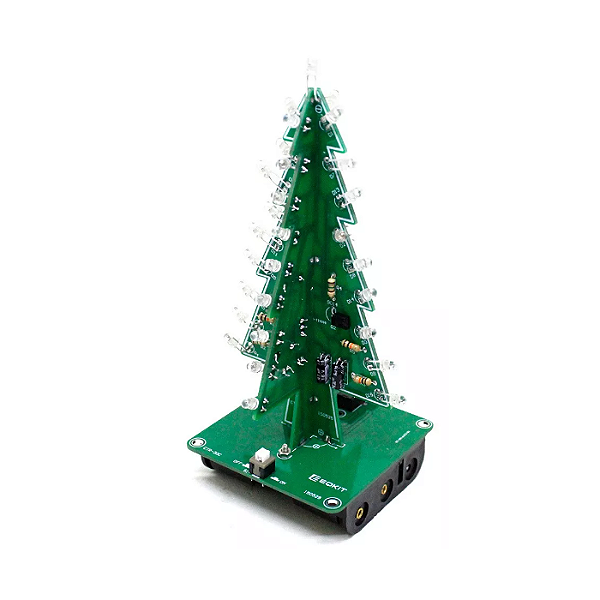 Kit Árvore de Natal DIY 7 Cores - AutoCore Robótica - Arduino em Fortaleza, você encontra aqui!