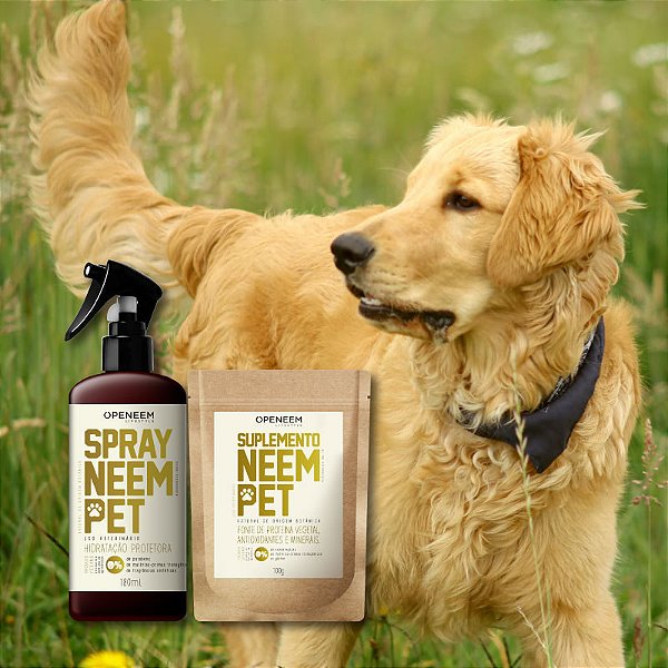 Kit Spray Neem Pet 180ml e Suplemento Neem Openeem - Petshop Online com ...