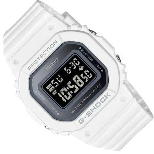 RELÓGIO DE PULSO CASIO G-SHOCK GMD-S5600-7DR UNISSEX BRANCO - GMT-3 Loja
