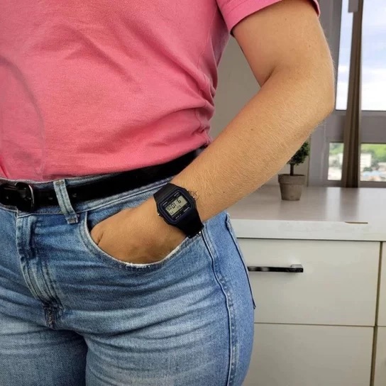 Relógio Casio F-91 W-1DG-SC Blue Vintage - GMT-3 Loja