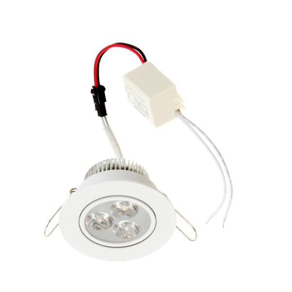 Spot 3W Super LED Redondo Direcional Branco Quente - Planet Iluminação ...