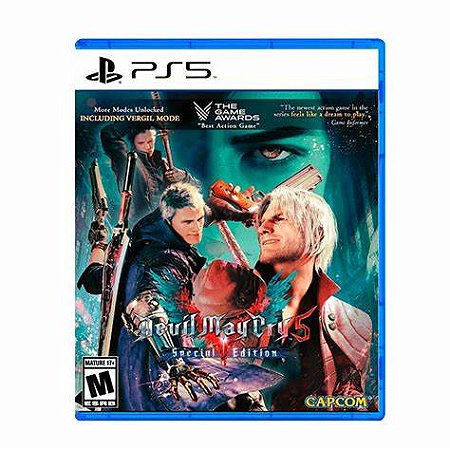 Jogo PS5 Devil May Cry 5 Special Edition Brasil Games Console PS5 Jogos para PS4 Jogos para Xbox One Jogos par Nintendo Switch Cartoes PSN PC Gamer