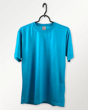 Camiseta Azul turquesa, 100% Poliéster - Fábrica de Camisetas Em ...
