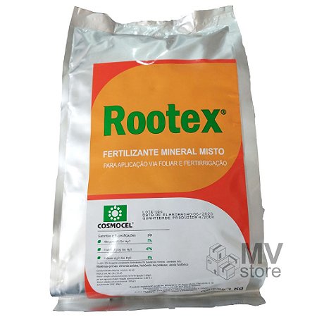 Enraizador Fertilizante Rootex 1kg - Mix Visão