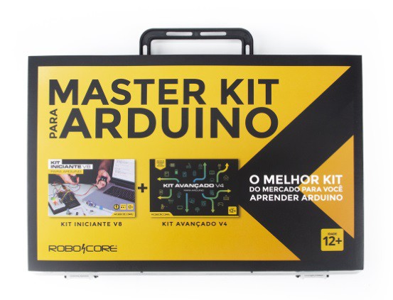Kit para Arduino Master Kit Iniciante V8 + Placa UNO R3 + Kit Avançado ...