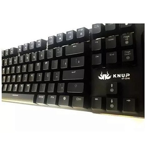 Teclado Led Knup Gamer Mecânico Profissional Kp-2046 RGB - PC Gamer em ...