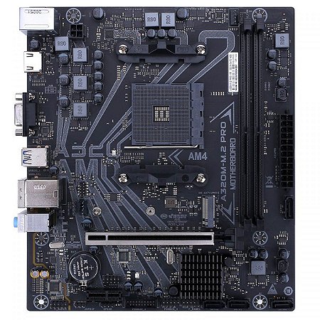 Placa Mãe Colorful A320M-M.2 PRO V15, Chipset A320, AMD AM4, MATX, DDR4 ...