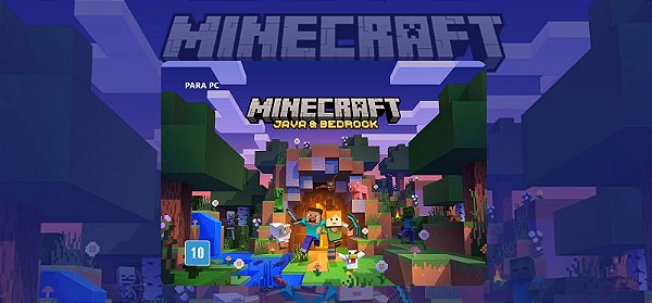 Minecraft: Java & Bedrock Edition - PC Código Digital - THKEYS - Antiga ...