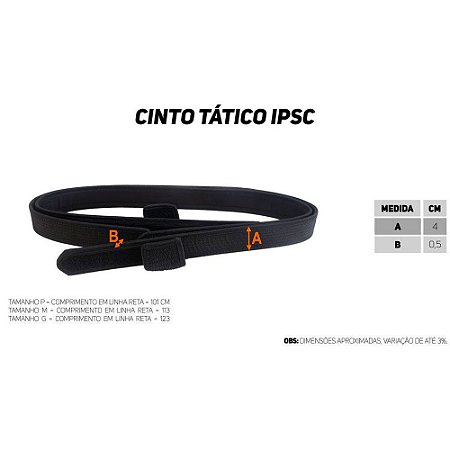 Cinto Tático IPSC | Cintos - Atack Militar | Tactical Wear
