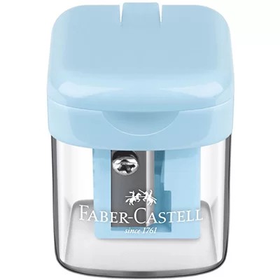 Apontador com Depósito Minibox Faber-Castell - Abelha Papelaria