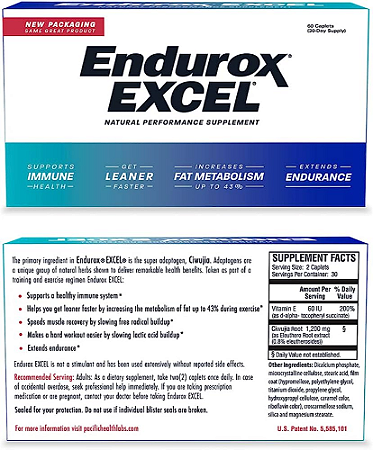 Endurox Excel - 60 Cápsulas - Pacific Health - Primo Suplementos