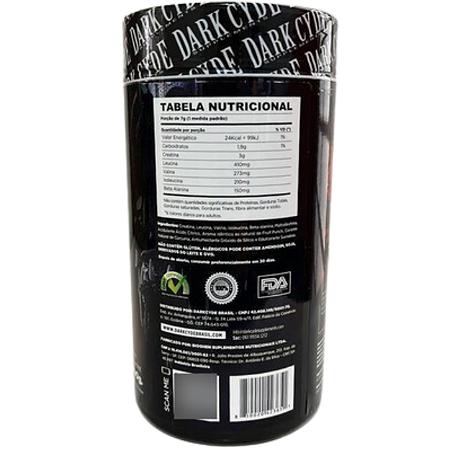 Crea-Bolic HCL 300g Dark Cyde: Potencialize seu crescimento muscular ...